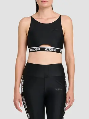Moschino Logo Sports Bra