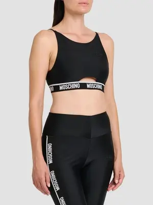 Moschino Logo Sports Bra