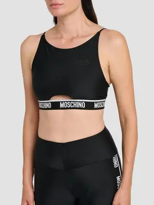 Moschino Logo Sports Bra