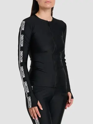 Moschino Logo Tech-fabric Sweatshirt