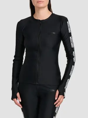 Moschino Logo Tech-fabric Sweatshirt