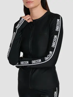 Moschino Logo Tech-fabric Sweatshirt