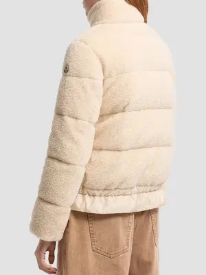 Moncler Cedre Puffer Coat In Teddy