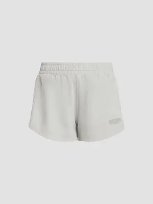 Moschino Logo-tape Stretch-cotton Shorts Grey