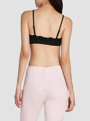Moschino Lace Bandeau Bra - Black