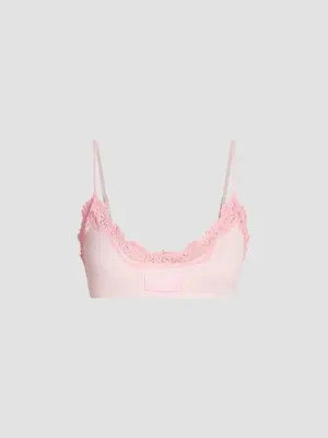 Moschino Lace Bandeau Bra - Pink