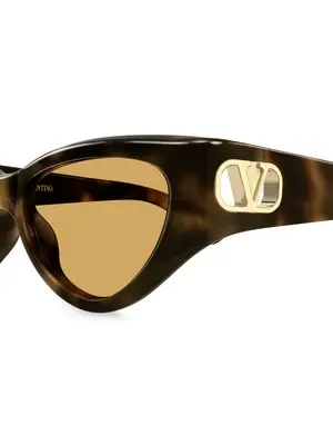 Valentino Garavani Vain Light 54mm Cat-eye Sunglasses - Brown