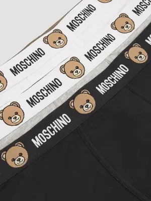 Moschino 3-pack New Bear Stretch Jersey Briefs