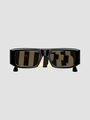 Valentino Garavani Ultra Vintage 52mm Rectangular Sunglasses - Black