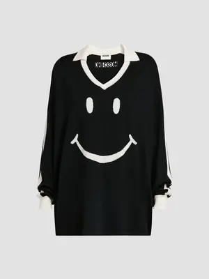 Moschino Smiley Face Wool Sweater