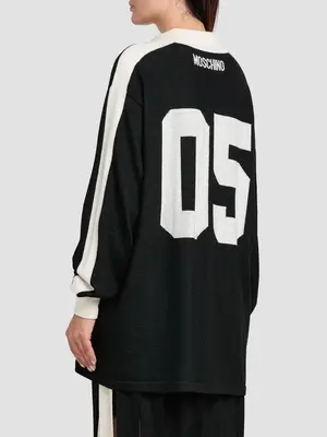 Moschino Smiley Face Wool Sweater