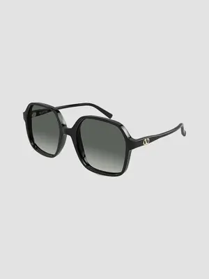 Valentino Garavani Light 58mm Square Sunglasses - Black