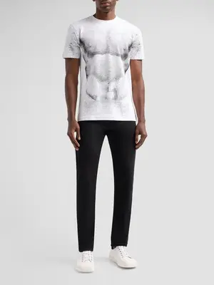 Moschino Abstract Print Cotton T-shirt