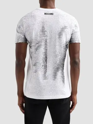 Moschino Abstract Print Cotton T-shirt