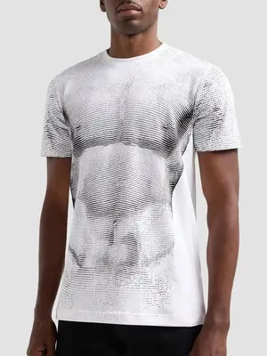 Moschino Abstract Print Cotton T-shirt