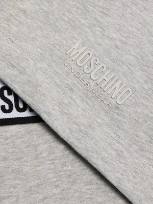 Moschino Intimo Donna Logo Stretch-cotton Hoodie