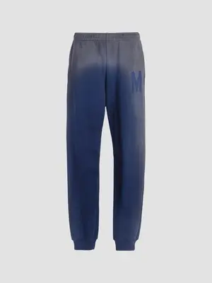 Moschino Logo Cotton Jogger Sweatpants - Blue