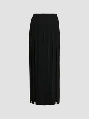 Moschino Wool Fringe Maxi Skirt