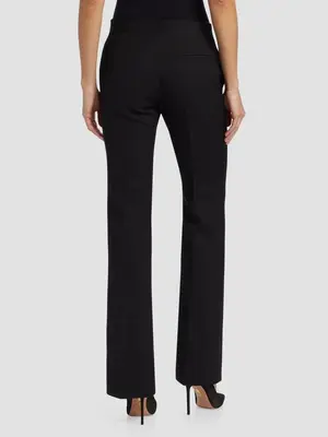 Moschino Wool-blend Straight-leg Trousers