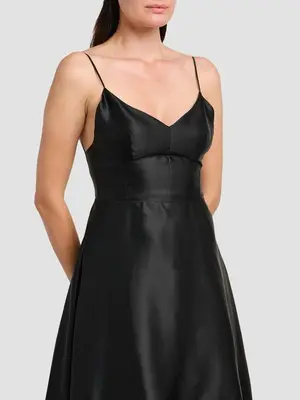 Alberta Ferretti Silk Midi-dress