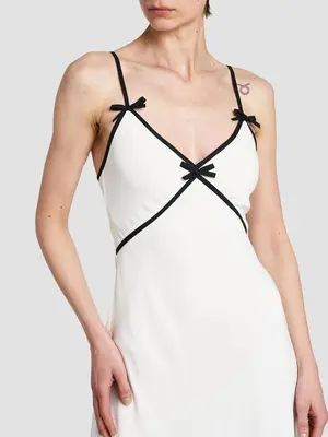 Moschino Bow A-line Midi Dress