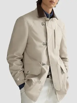 Brunello Cucinelli Water-resistant Microfiber Outerwear Jacket