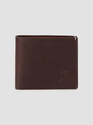 Brunello Cucinelli Brushed Leather Wallet - Brown