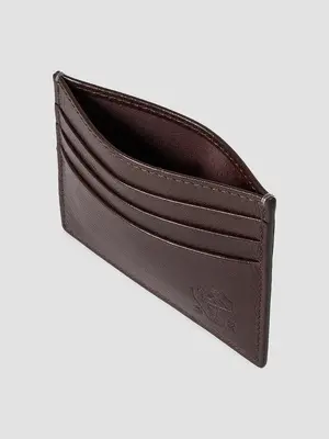 Brunello Cucinelli Brushed Leather Card Holder