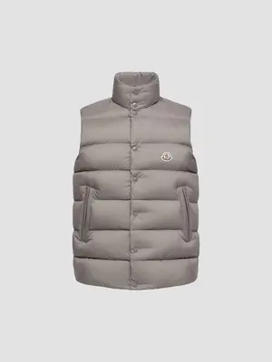 Moncler Tibb Puffer Vest - Grey