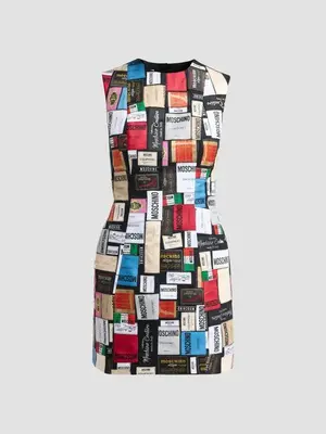 Moschino Label-print Cotton Mini Dress
