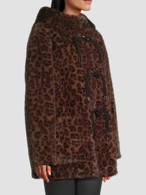 Kobi Halperin Daisy Leopard-print Faux-fur Coat