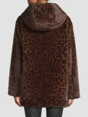 Kobi Halperin Daisy Leopard-print Faux-fur Coat