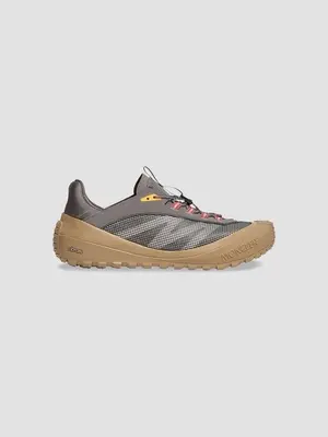 Moncler Trailgrip Lp Sneakers In Suede & Nubuck Gray
