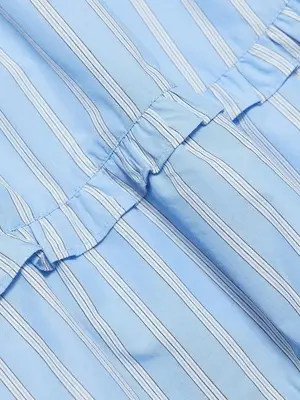 Cinq À Sept Thea Lili Striped Tiered Miniskirt