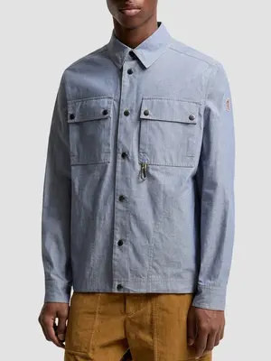 Moncler Shirt In Chambray