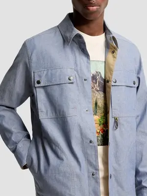 Moncler Shirt In Chambray