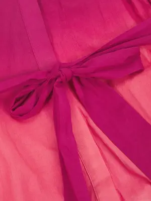 Kobi Halperin Arabella Dip-dye Cotton Midi-dress - Fuchsia Multi
