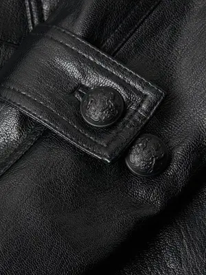 Kobi Halperin Tony Faux-leather Trench Coat - Black