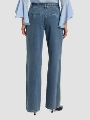 Kobi Halperin Effie High-rise Wide-leg Pants