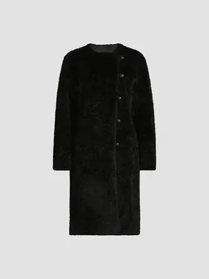 Kobi Halperin Sami Faux-shearling Coat - Black