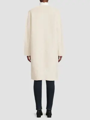 Kobi Halperin Sami Faux-shearling Coat - Ivory