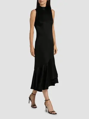 Kobi Halperin Jenkins Asymmetric Cocktail Dress - Black