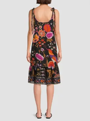 Kobi Halperin Tamara Floral Cotton Sleeveless Knee-length Dress
