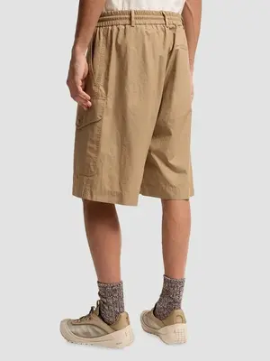 Moncler Shorts In Cotton Poplin