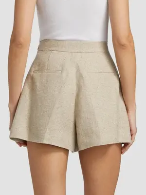 Kobi Halperin Eryx Speckled Twill Shorts