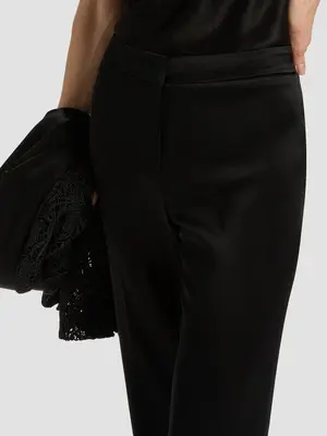 UNGARO Kyra Satin Trousers - Black