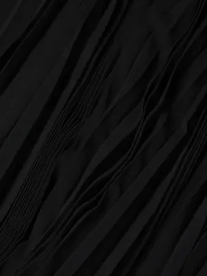 UNGARO Monroe Embellished Pleated Maxi Dress