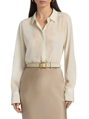Kobi Halperin Serena Printed Silk Blouse