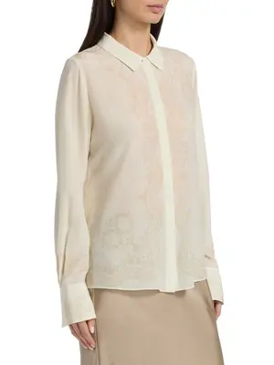Kobi Halperin Serena Printed Silk Blouse
