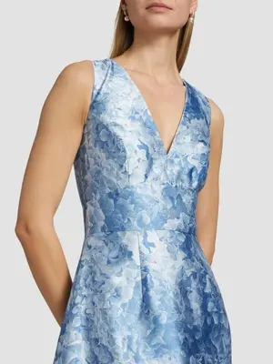 SACHIN BABI Rori Floral Sleeveless Gown